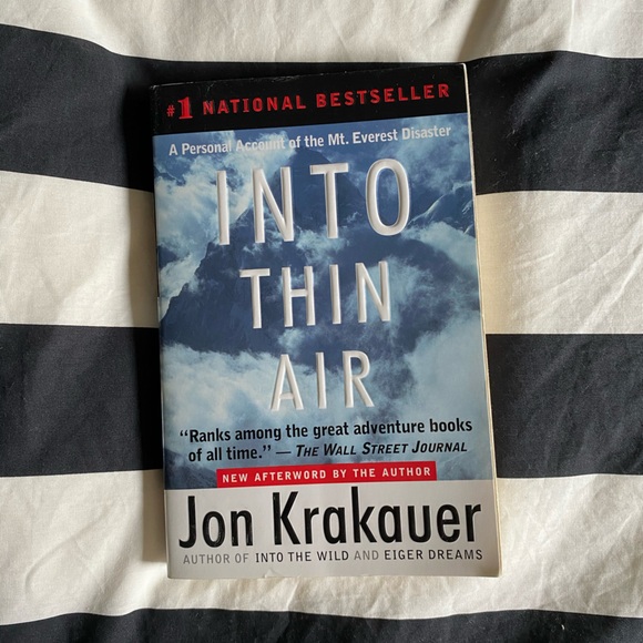 Other | Into Thin Air By Jon Krakauer | Poshmark